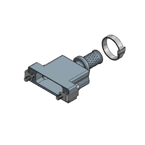 STRAIGHT MICRO D BANDING BACKSHELL | Addcom Solution Pte Ltd